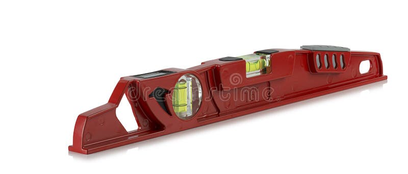 Red level construction stock image. Image of level, balance - 65135425