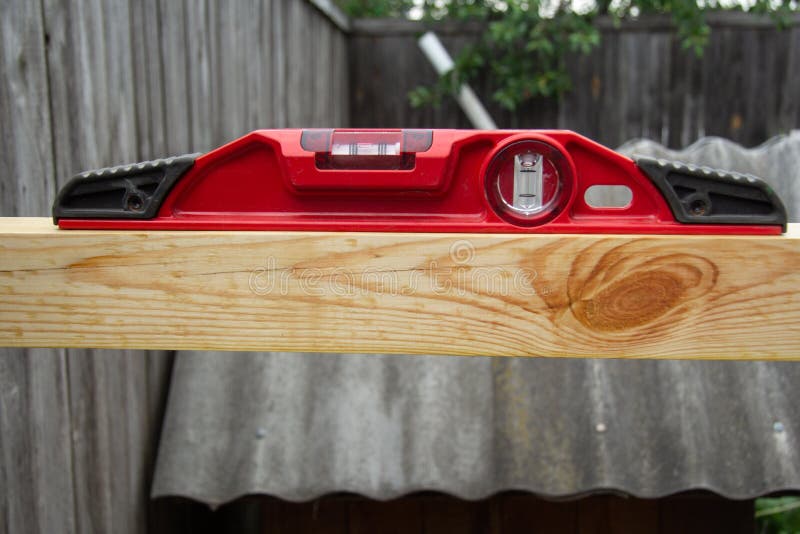 Tool Level Stands on a Small Bar Stock Photo - Image of measurement ...