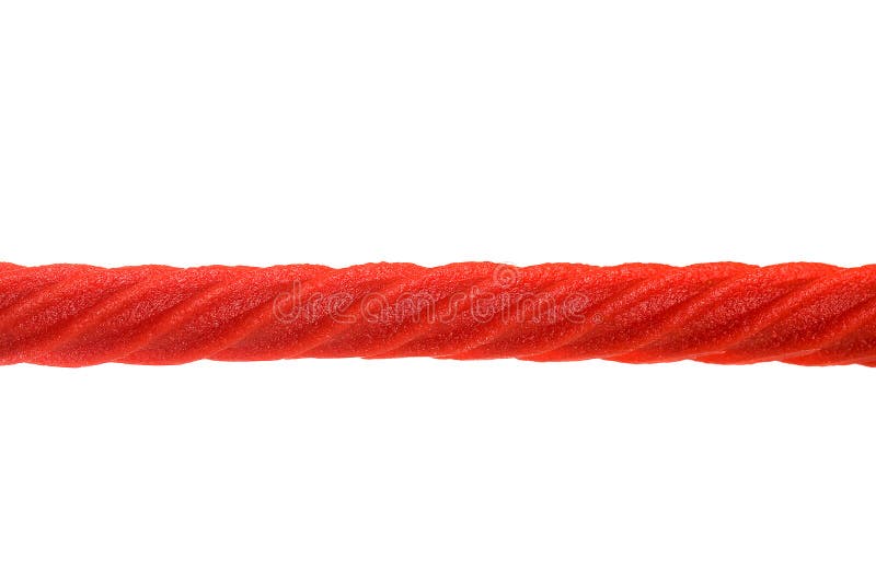 Red Licorice Rope stock image. Image of diet, candy, sugar - 23053467