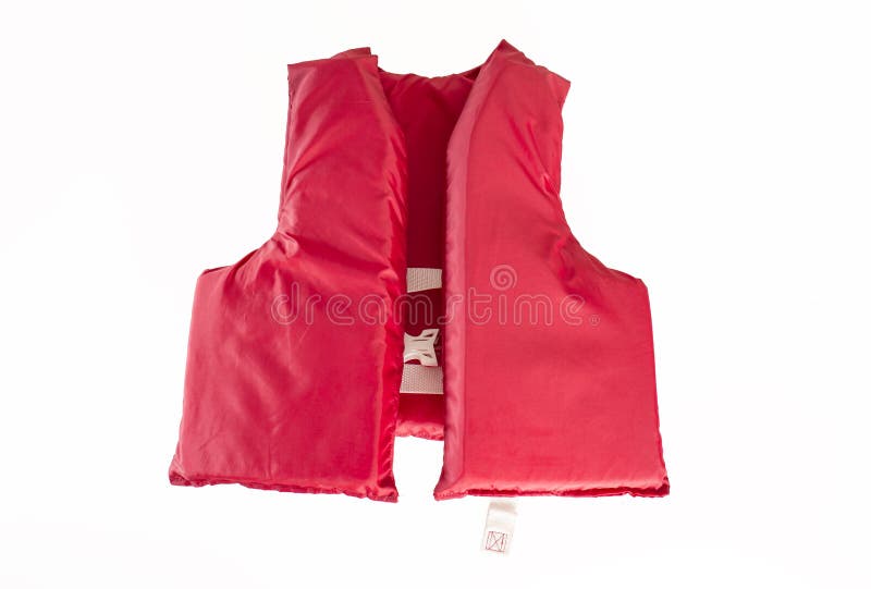 Red Life Jacket, Vest stock photo. Image of vest, swimming - 57082246