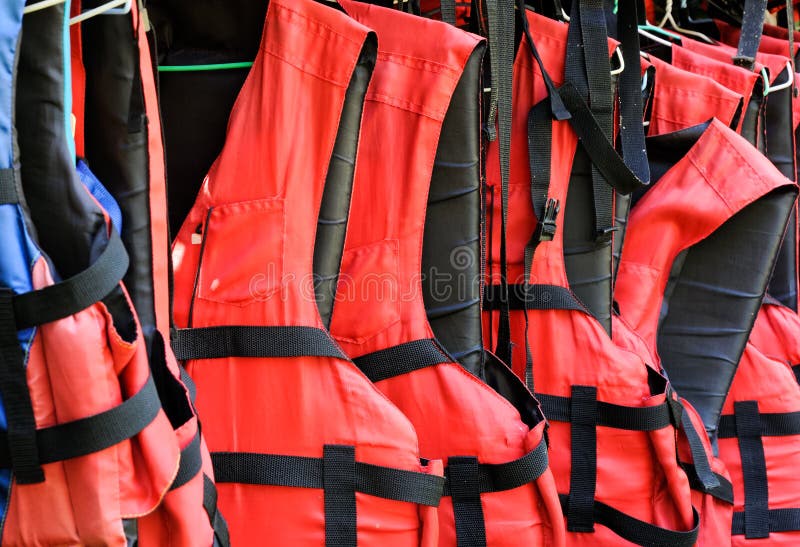 Old vintage life jacket stock photo. Image of worn, life - 17769560