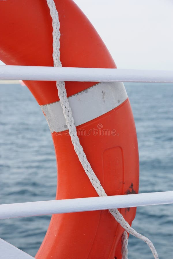 Red life-saver stock image. Image of life, holliday, ship - 50313499