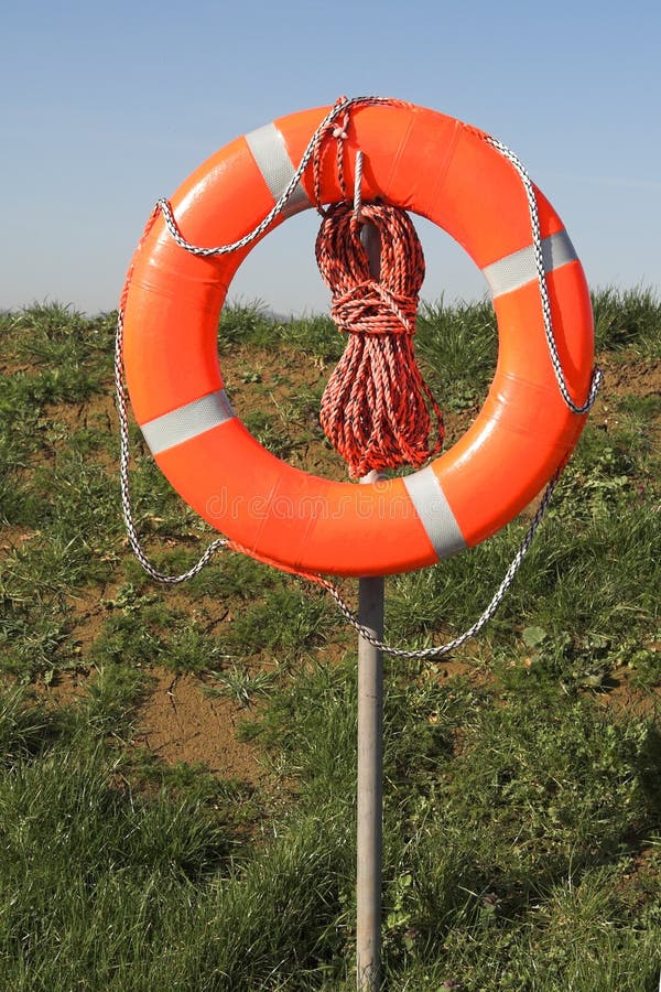 Red lifebelt stock photo. Image of rescue, ring, summers - 21867682