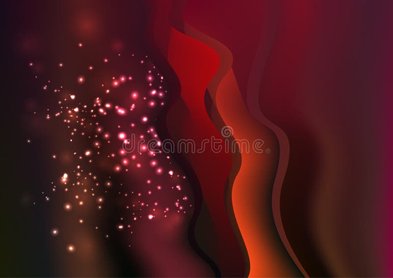 Red Light Beautiful Background Vector Illustration Design Stock Vector ...