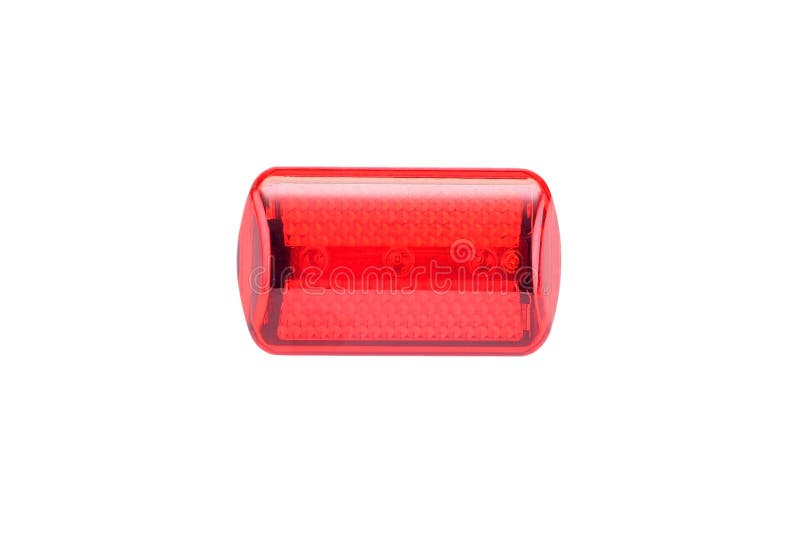 Red light bike reflector stock image. Image of reflector - 48701017
