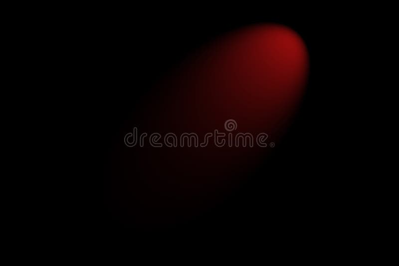 Red Light on Black Background with Copy Space Stock Illustration ...