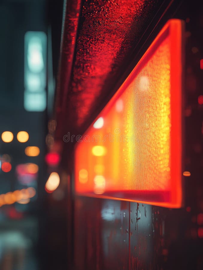Red Light Building Close-Up Stock Photo - Image of life, design: 378326382