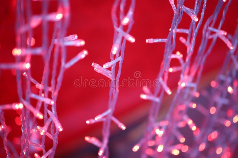 Red Light Bulb, Abstract, Texture Background Stock Photo - Image of ...