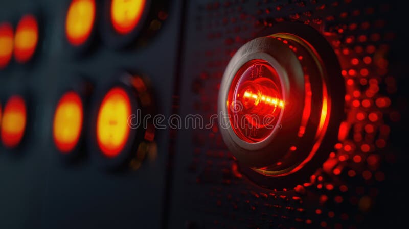 Red Light Close Up stock photo. Image of design, close - 373506102