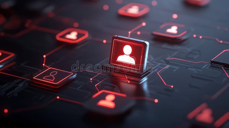 Dramatic Red Light on Dark Textured Background, a Play of Illumination ...