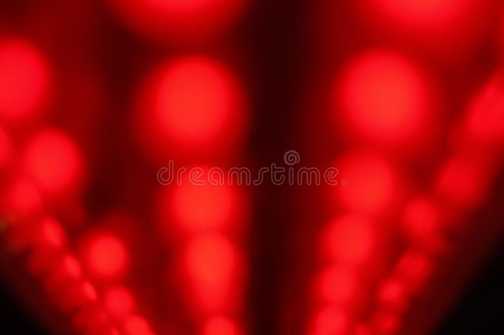 A Red Light Display with Many Red Lights Stock Image - Image of ...