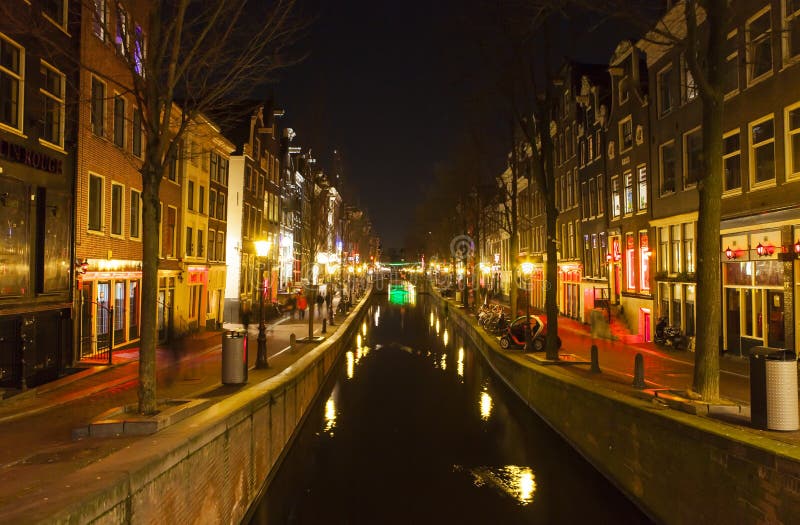 Red Light District in Amsterdam Editorial Stock Image - Image of ...