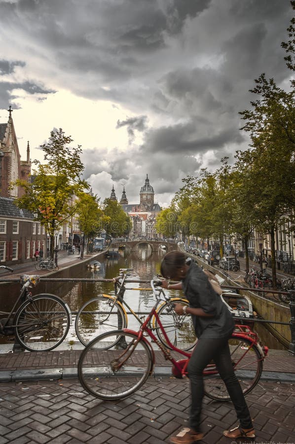 Red Light District of Amsterdam, the Netherlands. Editorial Stock Image ...