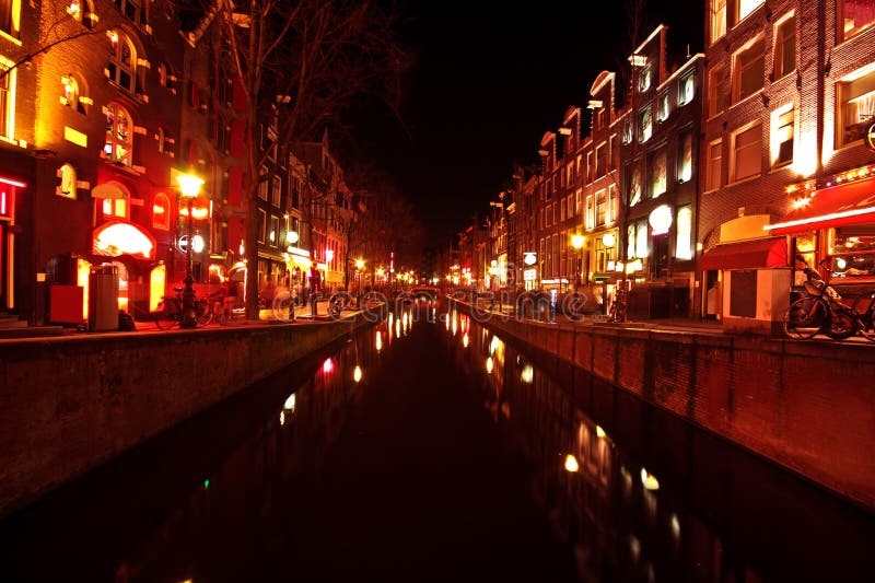 Red Light District in Amsterdam Netherlands Stock Image - Image of ...