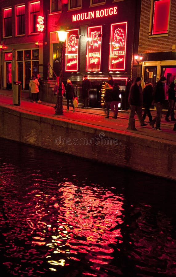Red Light District In Amsterdam Netherlands Stock Image - Image of ...