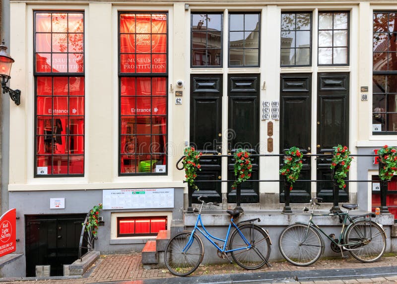 Red Light District in Amsterdam Editorial Photo - Image of bike, club ...