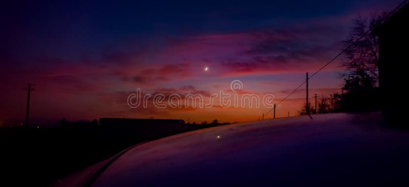 Red light stock image. Image of sunset, dramatic, light - 119408933