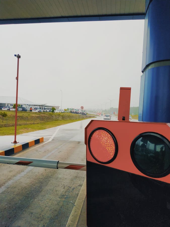 Red Light at the End of the Highway Stock Image - Image of cctv ...