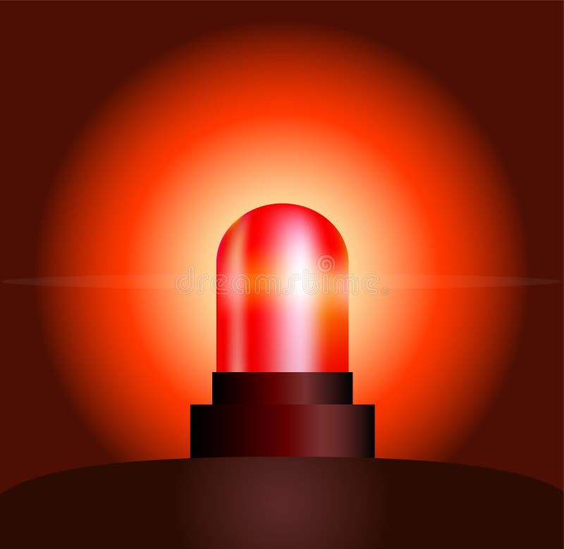 Emergency Red Siren Light Stock Illustrations – 3,605 Emergency Red ...