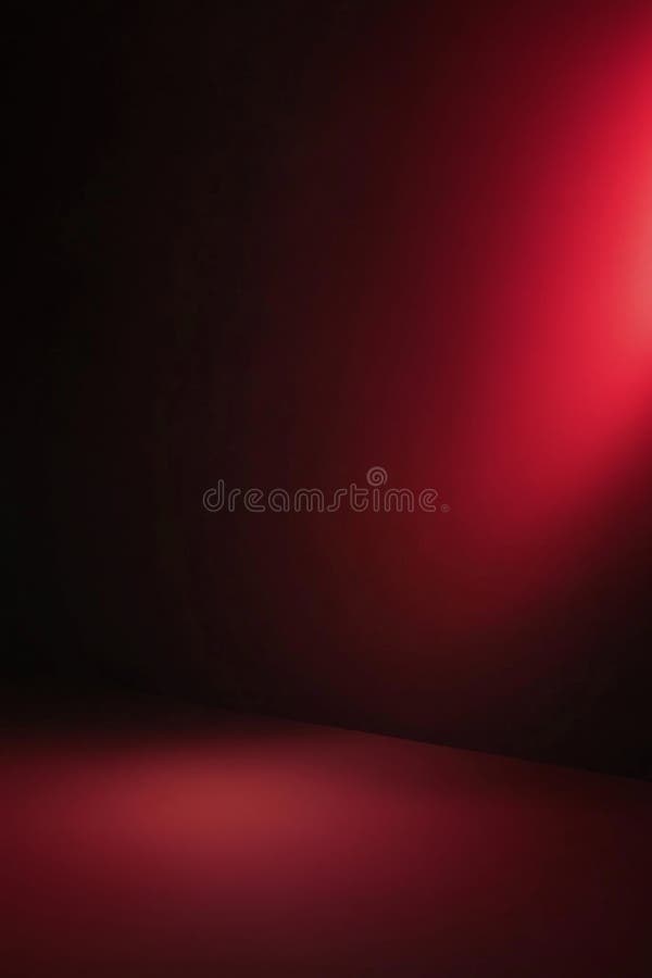 Red Light Gradient on Dark Background Creating a Warm Ambient Effect ...