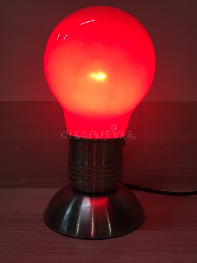 Red-Hot Lamp stock photo. Image of signal, lamp, tensity - 50834300