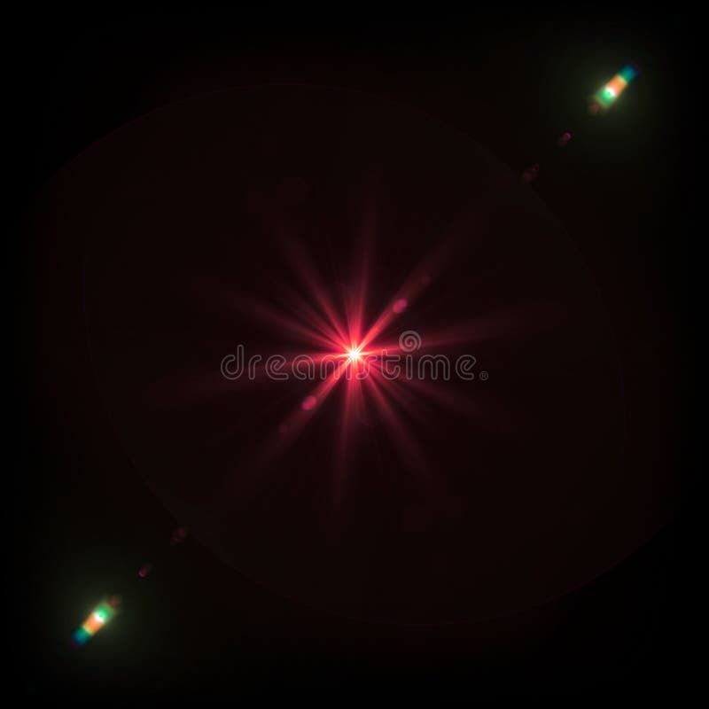 Red Lens Flare Texture