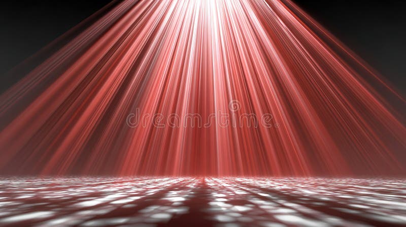 Red Light Rays Background Vector, Transparent PNG with White Base, Beam ...