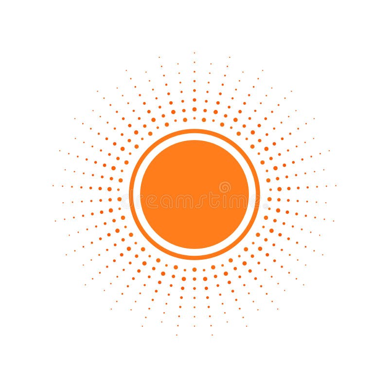 Red Light Rays Frame with Dots. Shine Burst Background Stock Vector ...