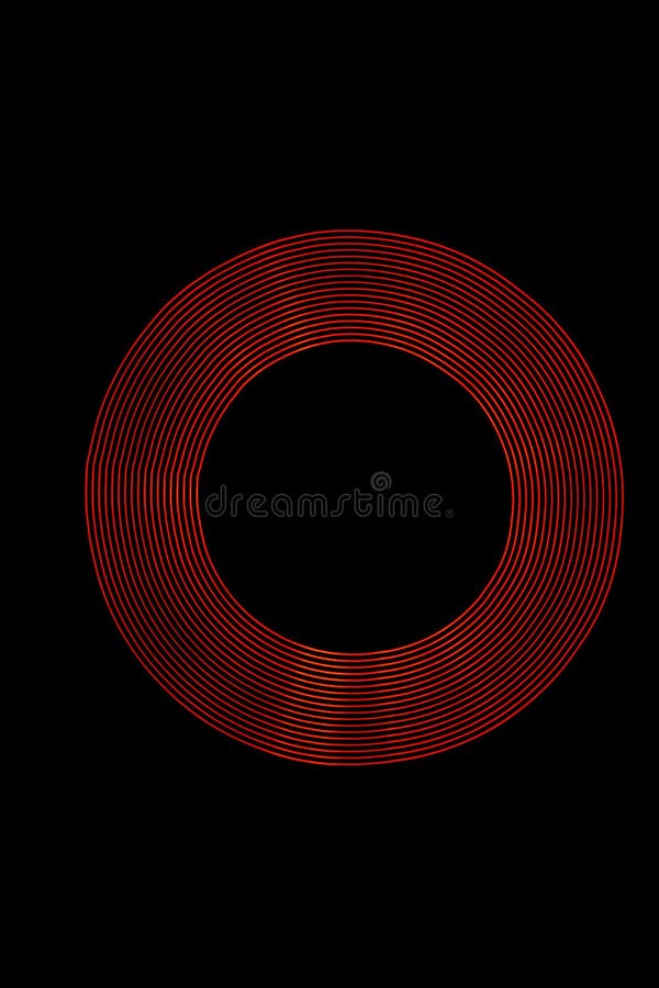 Red Light Rings stock photo. Image of colored, painting - 59489150