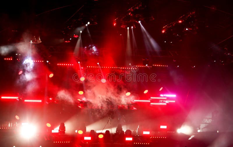 Rock Concert Stage Background