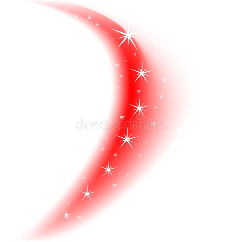 Red light shade with stars stock vector. Illustration of decoration ...