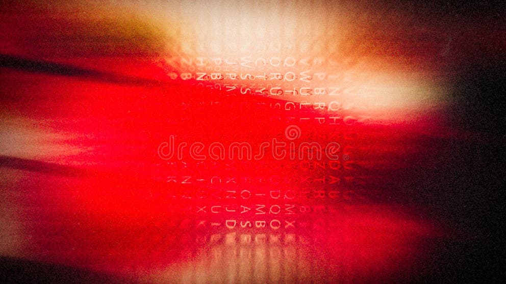 Red Light Text Beautiful Elegant Illustration Graphic Art Design ...