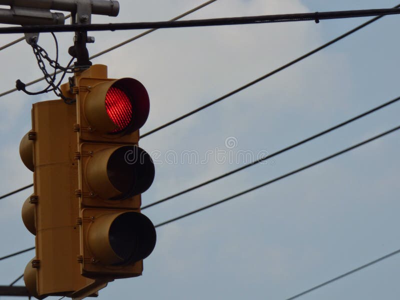 Red Light stock image. Image of signaling, stop, light - 122222455