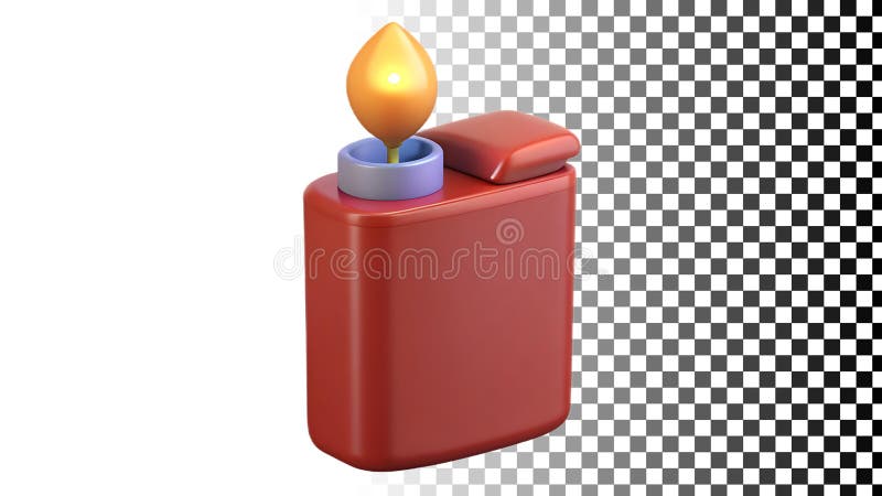 Red Lighter Flame Fire Ignite Tool Smoking Camping Png Transparent ...