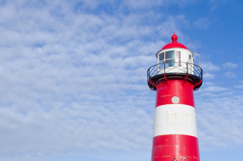 Red lighthouse stock image. Image of architecture, coast - 29681469