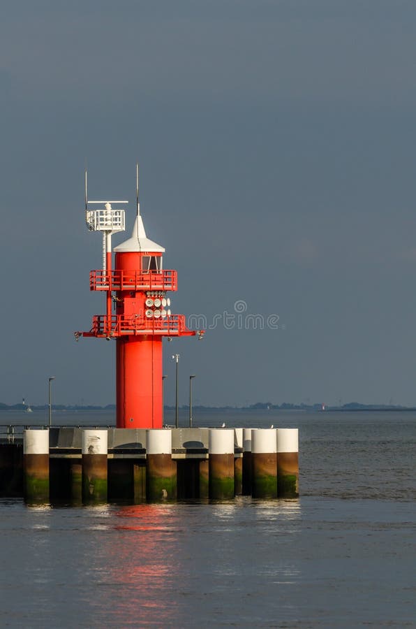 Lighthouse Kiel, Germany stock photo. Image of wide, kiel - 13175282