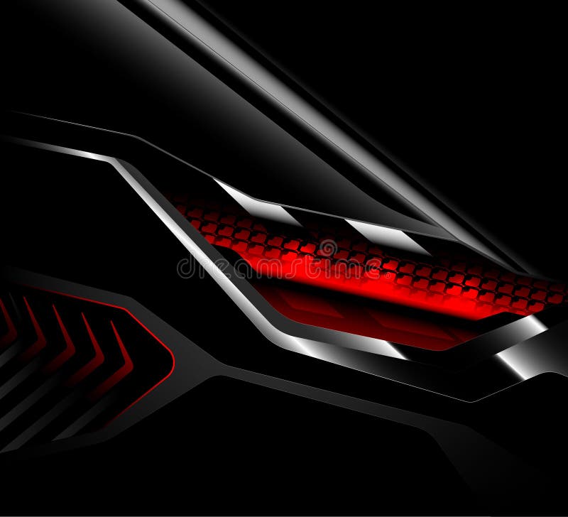 Red Lighting Abstract Scene Stock Illustration - Illustration of ...