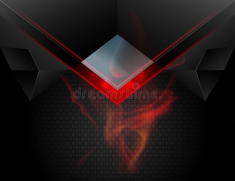 Red Lighting Metal Scene Vector Stock Vector - Illustration of backdrop ...