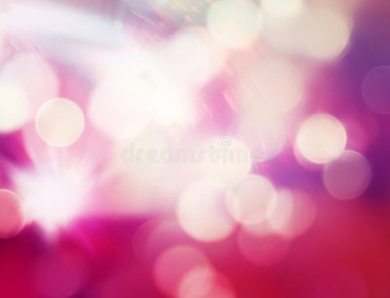 Red Christmas Lights Abstract Background Stock Photo - Image of holly ...