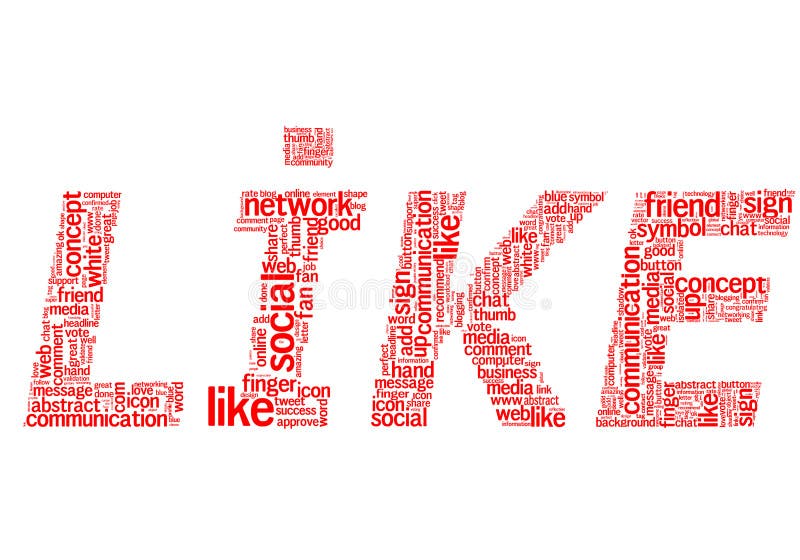 Red like stock illustration. Illustration of contact - 25471068