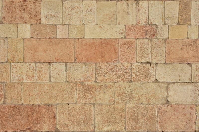 Red Limestone from Verona Medieval Wall Stock Image - Image of ...