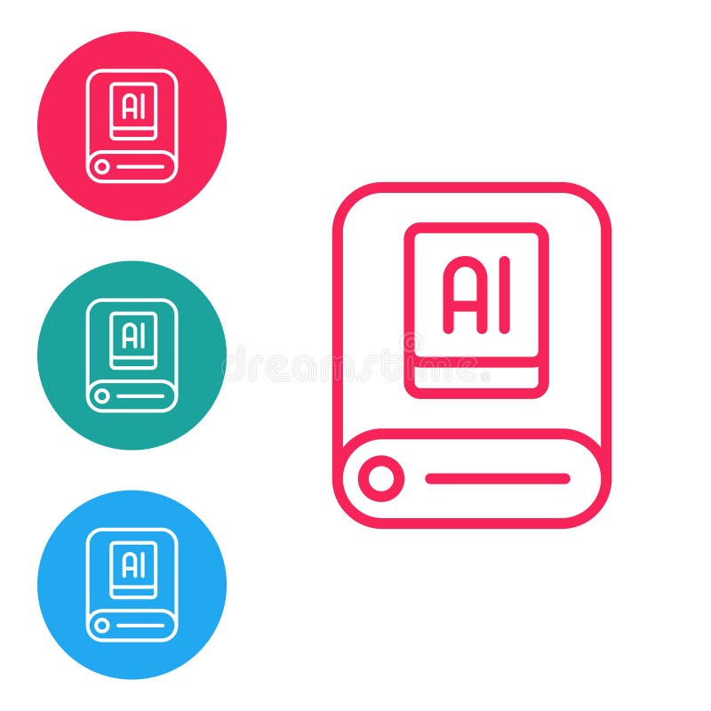 Artificial Intelligence Icons Red Stock Illustrations – 192 Artificial ...