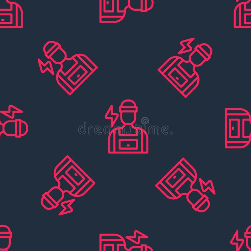 Electrician Pattern Stock Illustrations – 1,068 Electrician Pattern ...