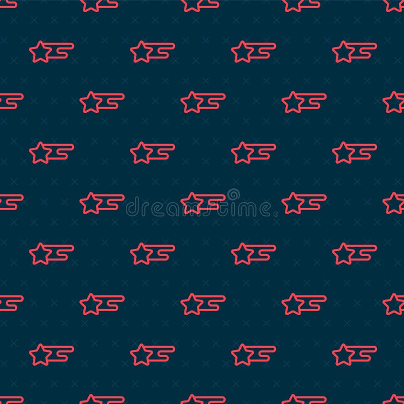 Shooting Star Seamless Pattern Stock Illustrations – 859 Shooting Star ...