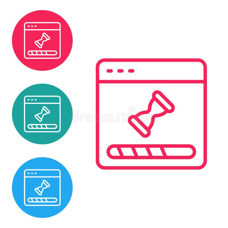 Red Circle Loading Icon Stock Illustrations – 529 Red Circle Loading ...