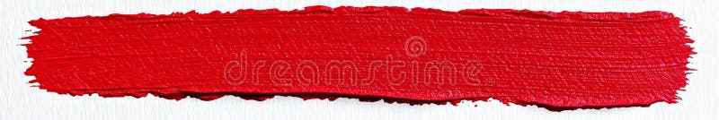 A Red Line of Paint on a Clear Background Stock Image - Image of ...
