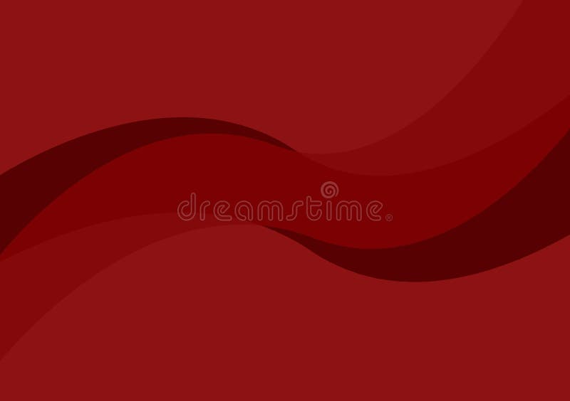 Red Linear Curved Shape Background Stock Illustration - Illustration of ...