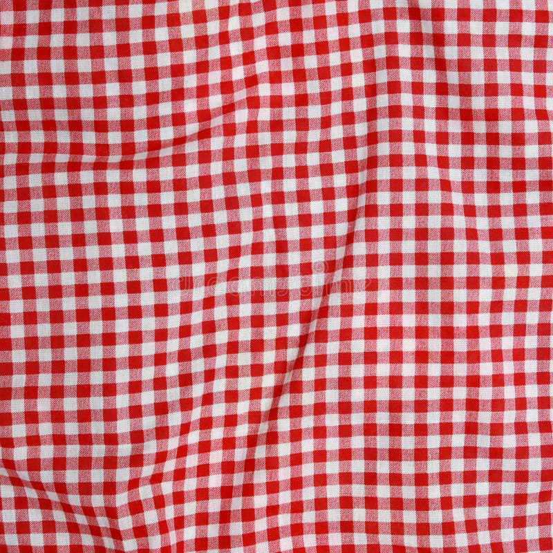 Detailed red picnic cloth stock image. Image of blanket - 4265585