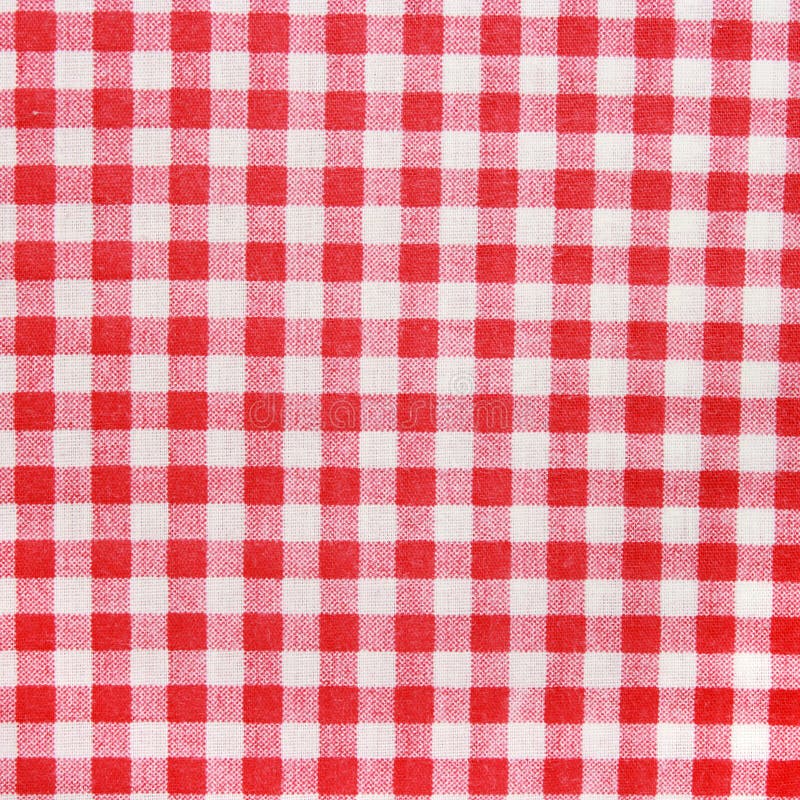 Red linen tablecloth. stock image. Image of fabric, weave - 37574943