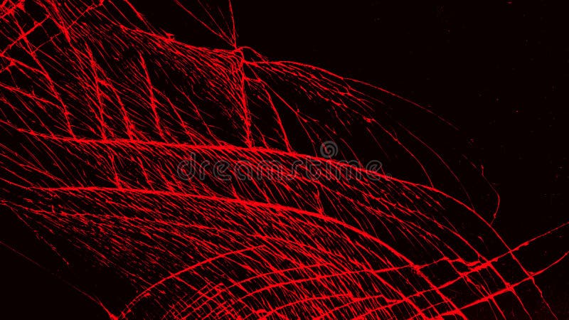 Grunge Texture.Red Lines and Scratches on a Black Background.Abstract ...